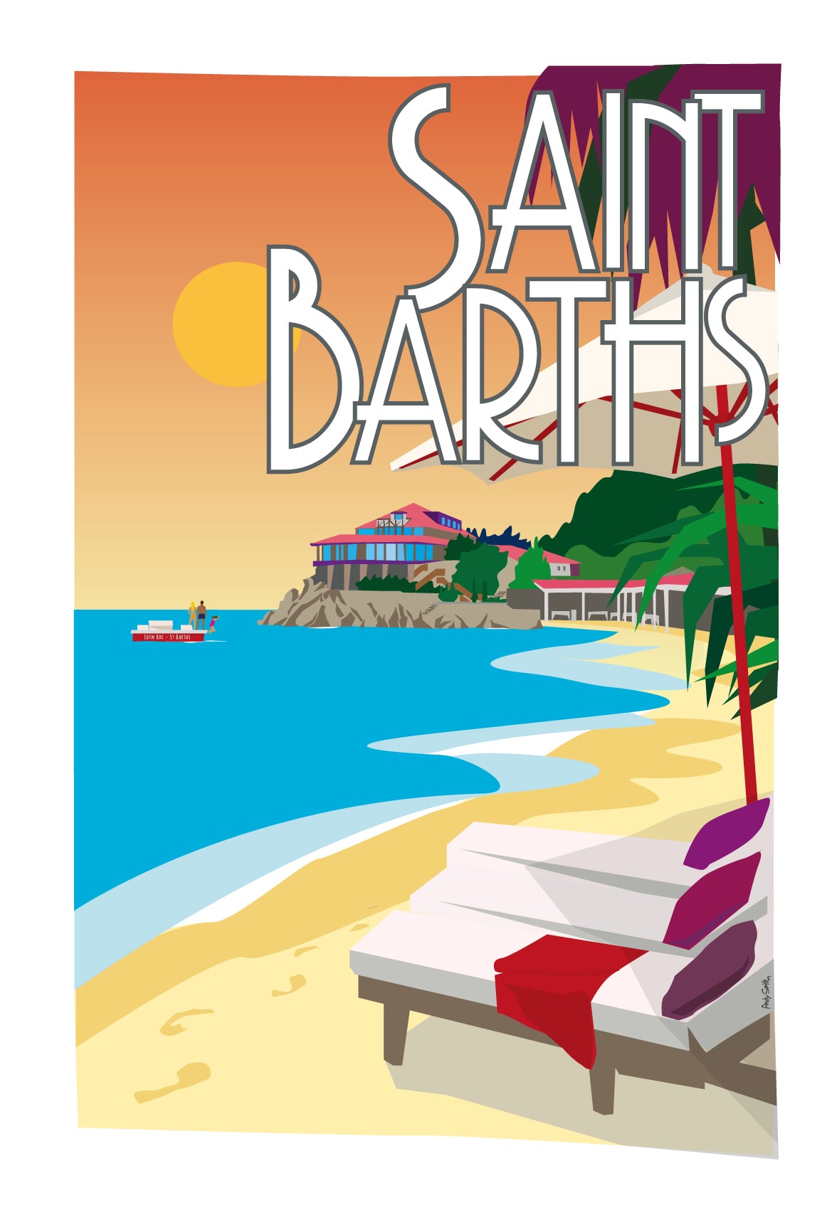 [CUSTOM POSTER WITH FAMILY & FRIENDS] ON THE ROCK SAINT BARTHS 2024 ...